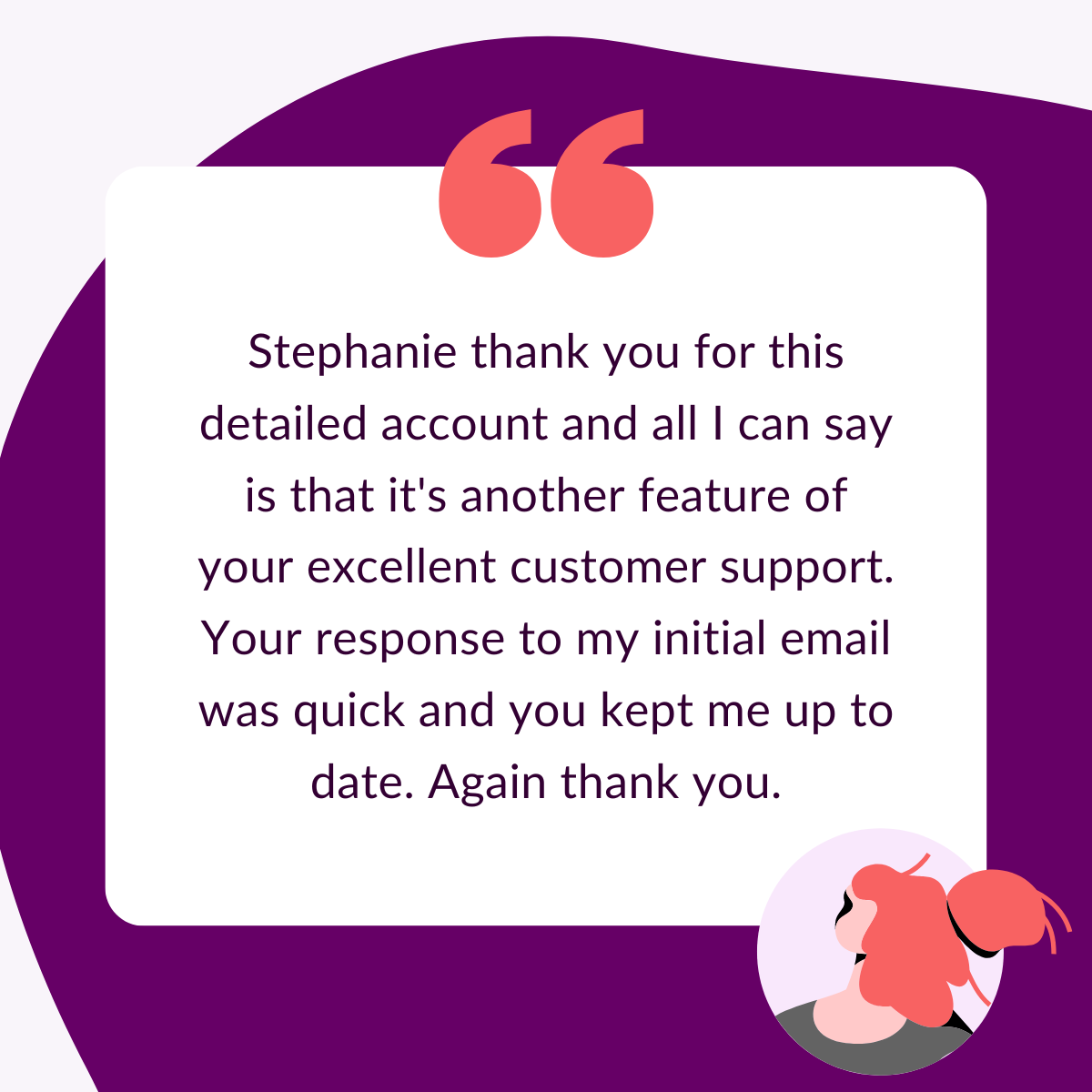 A Feature of Your Excellent Customer Support » Stephanie Lundberg